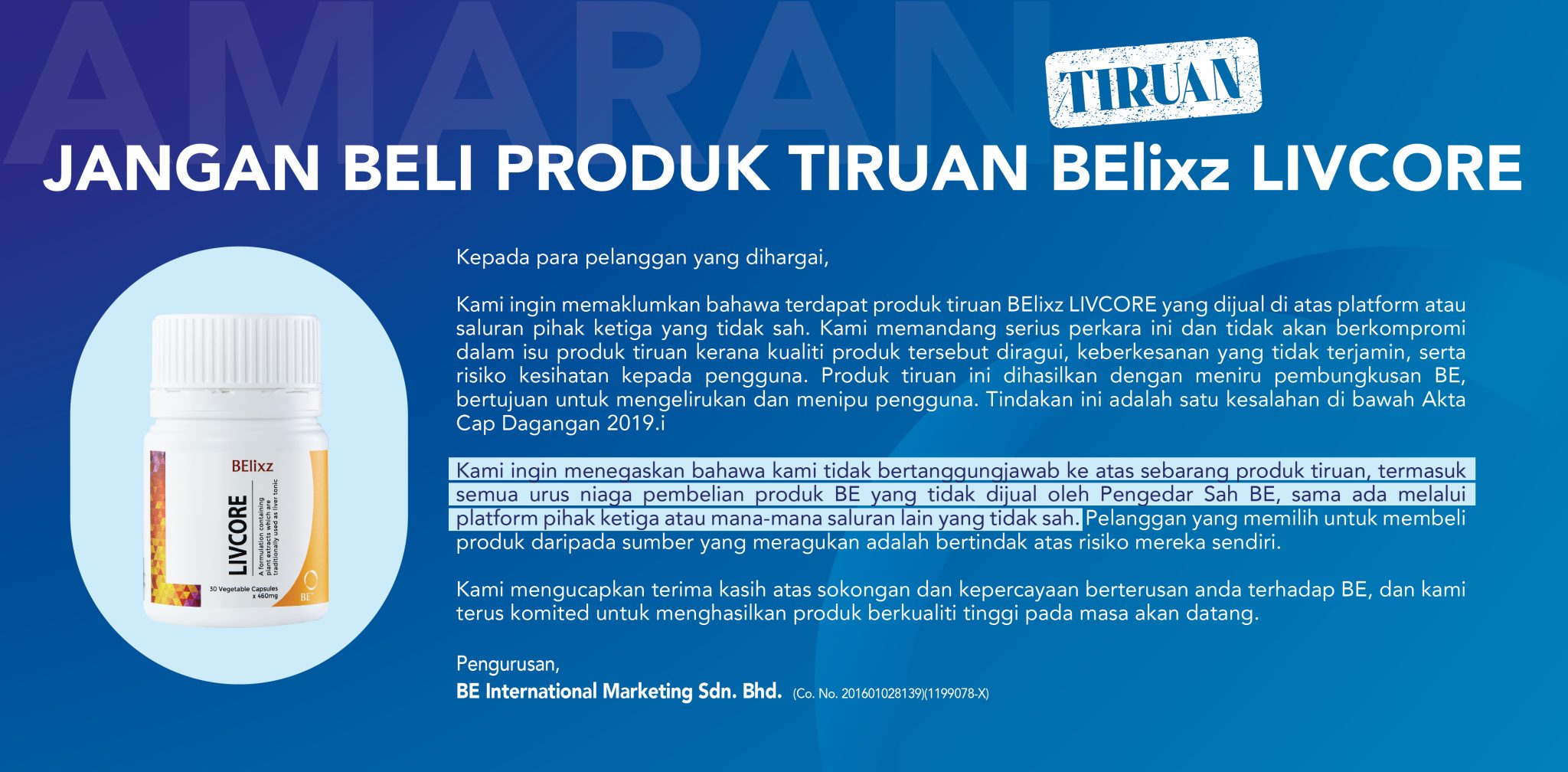 Laman Utama - BE International